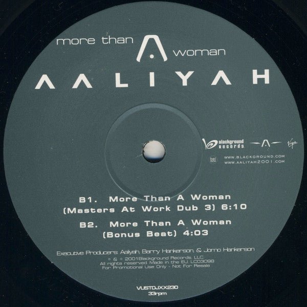 Aaliyah - More Than A Woman Vinyl