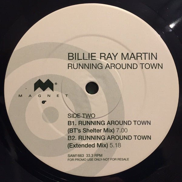 Billie Ray Martin - Running Around Town Vinyl