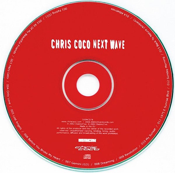 Chris Coco - Next Wave (CD) Vinyl