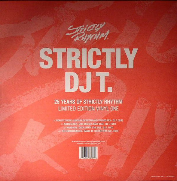 DJ T. - Strictly DJ T. (25 Years Of Strictly Rhythm) (Limited Edition ...