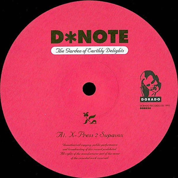 D*Note - The Garden Of Earthly Delights Vinyl