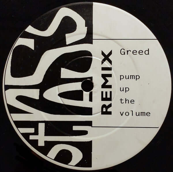 Greed Featuring Ricardo Da Force - Pump Up The Volume Vinyl