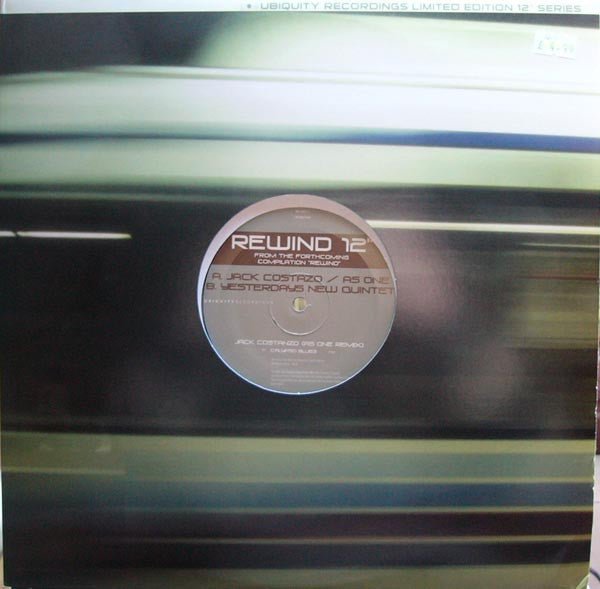 Jack Costazo / As One / Yesterdays New Quintet - Rewind 12" Vinyl