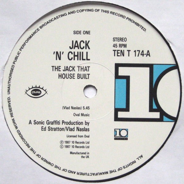 Jack 'N' Chill - The Jack That House Built Vinyl