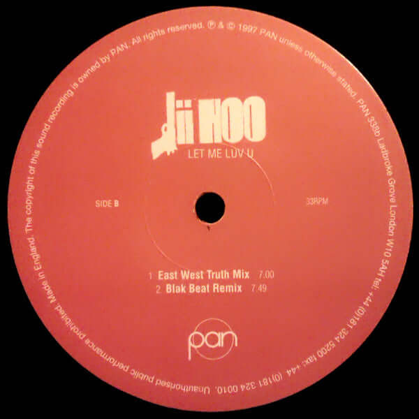 Jii Hoo - Let Me Luv U Vinyl