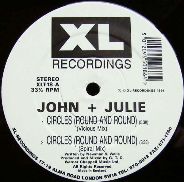 John + Julie Featuring Auriole - Circles (Round And Round) Vinyl