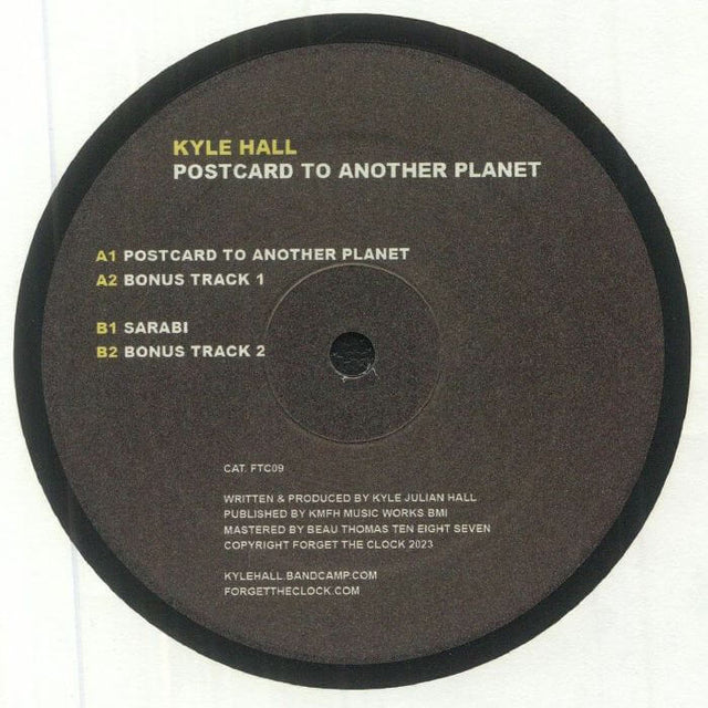 Kyle Hall - Postcard To Another Planet Vinyl