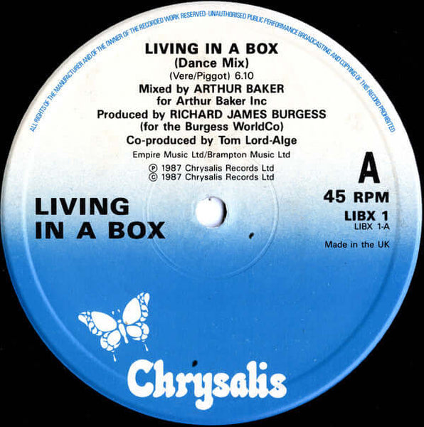 Living In A Box - Living In A Box Vinyl