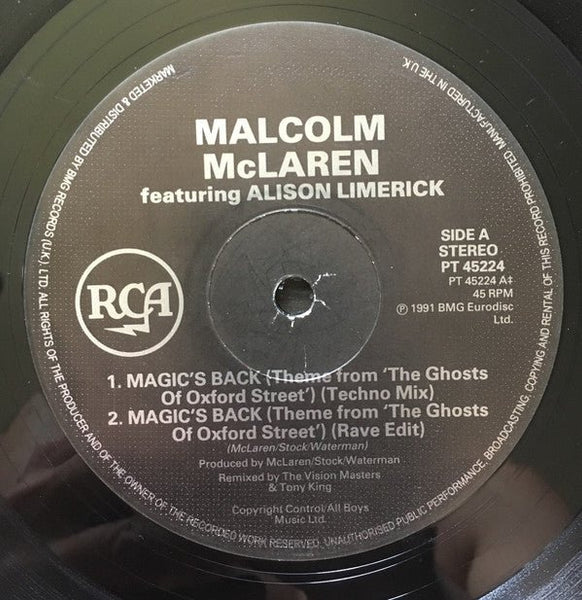 Malcolm McLaren Featuring Alison Limerick - Magic's Back (Theme From ...