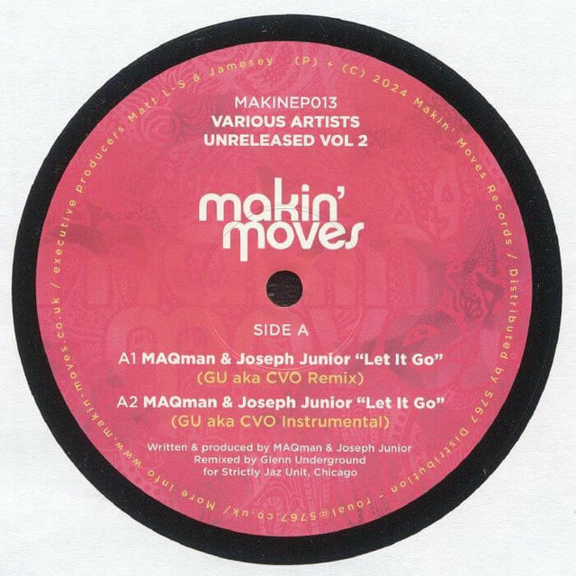 MAQman & Joseph Junior - Let It Go Vinyl