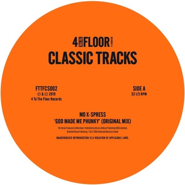 MD X-Spress / Three Kings - God Made Me Phunky / Shake Dat Booty Vinyl