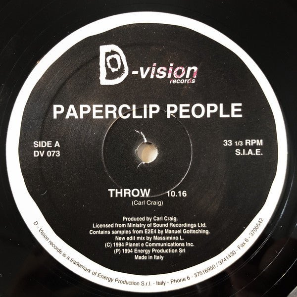 Paperclip People - Throw Vinyl