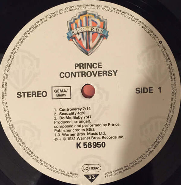 Prince - Controversy Vinyl