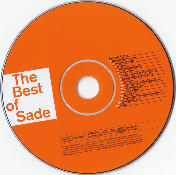 Sade - The Best Of Sade (CD) Vinyl