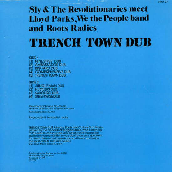 Sly & The Revolutionaries Meet Lloyd Parks, We The People Band And The ...