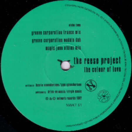 The Reese Project - The Colour Of Love Vinyl
