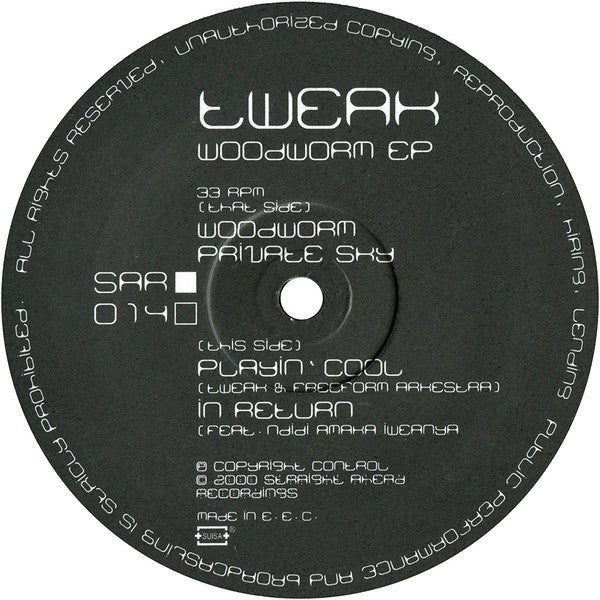Tweak - Woodworm E.P. Vinyl