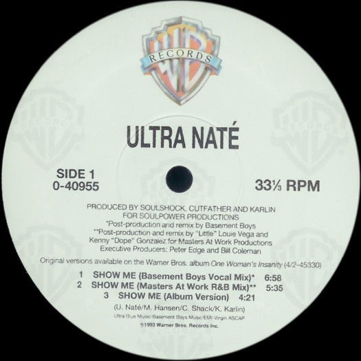 Ultra Naté - Joy / Show Me Vinyl